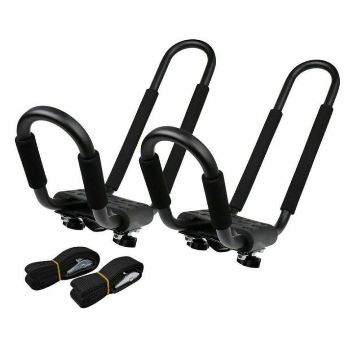() 2PCS Kayak Roof Rack Universal Rooftop Car Rack Carrier for Kayak ...