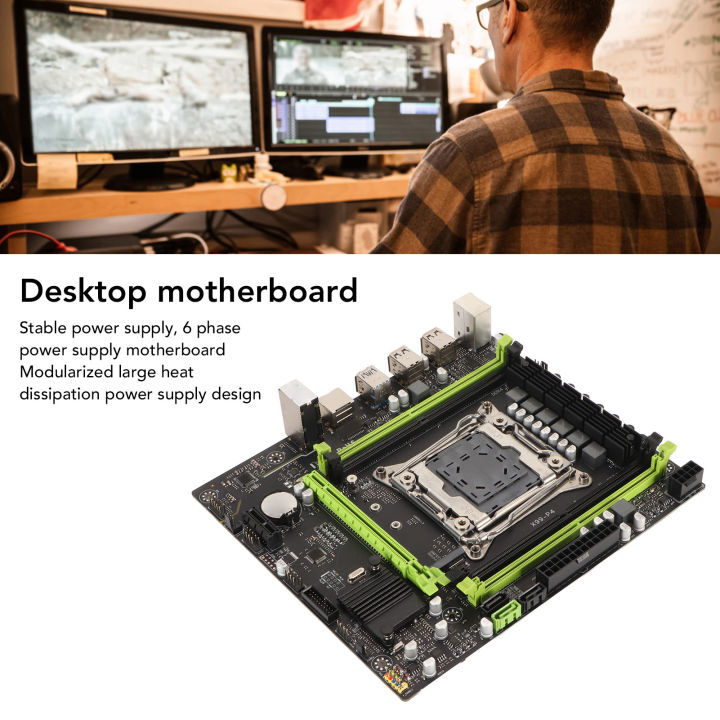 LGA 2011 3 Motherboard Dual Channel Up To 4GB/S 6 Phase Power Supply ...