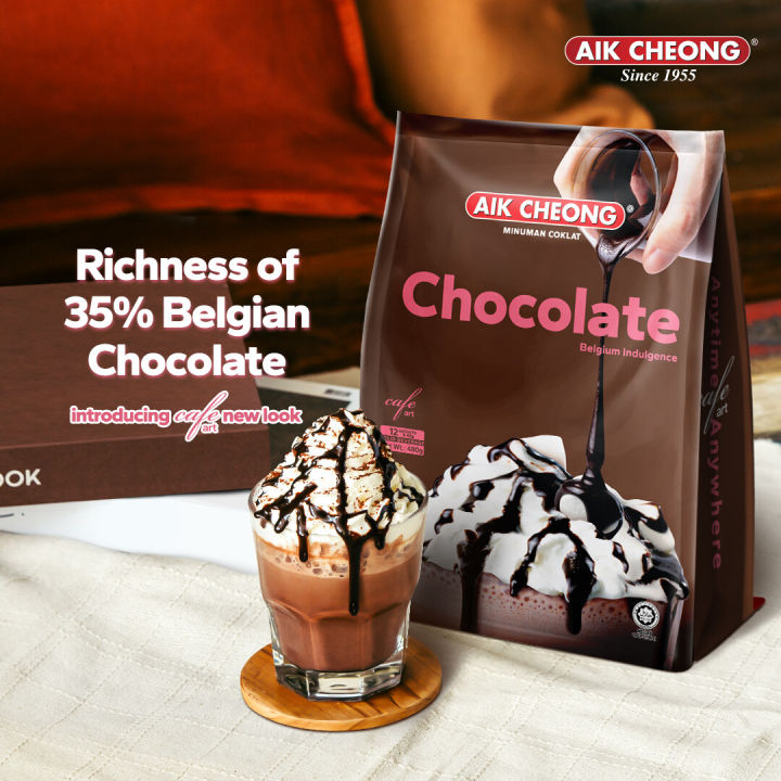 3in1 / 1kg Aik Cheong 3 In 1 Chocolate Drink Cafe Art Coklat Serbuk ...