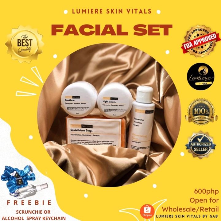 Lumiere Skin Vitals Facial Set Lazada Ph