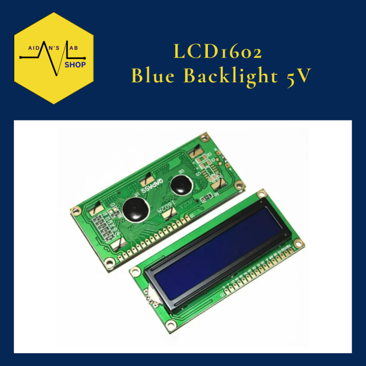LCD Display module | 1602 | 2004 | Blue Backlight | with I2C | Aidans ...