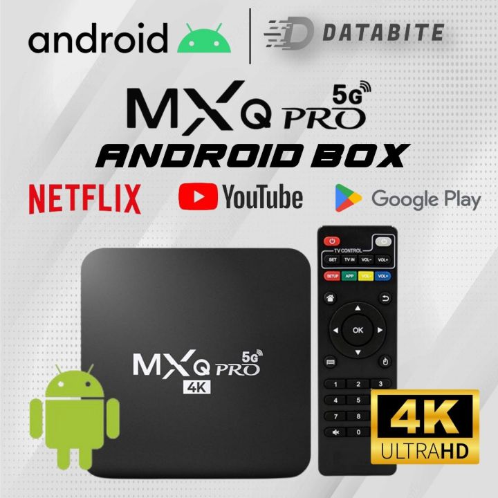 MXQ PRO 4K Android TV Box 4K HD Smart TV Box 16GB ROM 2GB RAM 2.4G WIFI Media Player Set-Top TV ...