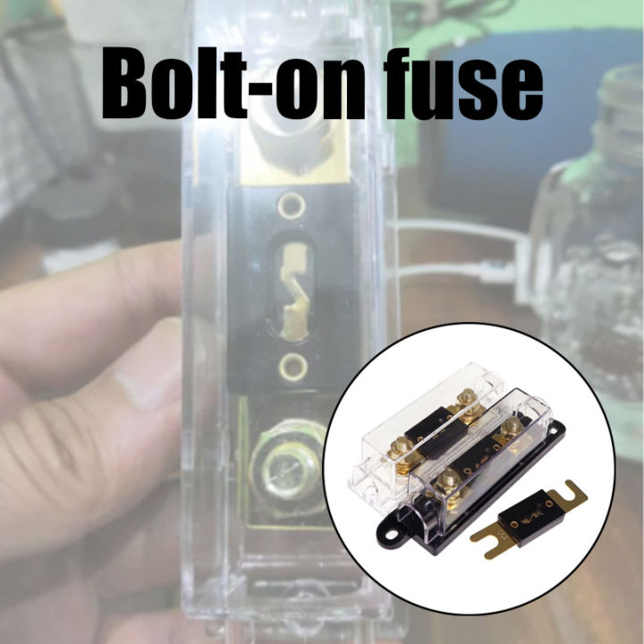 Fuse Holder Bolt-on Automotive Fuse Holders 80A For Audio Fuse Holders ...