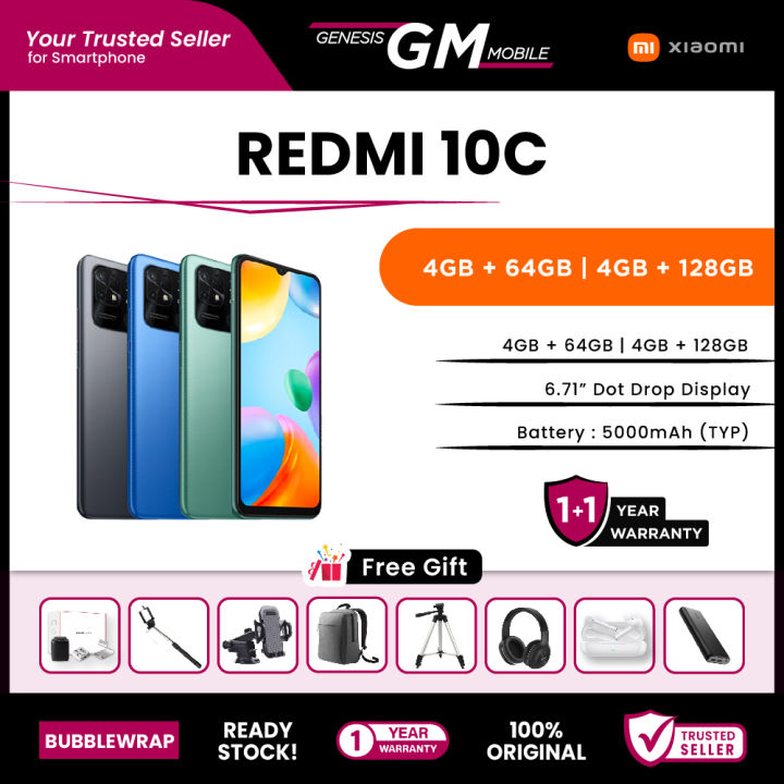 REDMI 10C (4GB RAM 64GB ROM) / (4GB RAM 128GB ROM) -Original XIAOMI Malaysia | Lazada