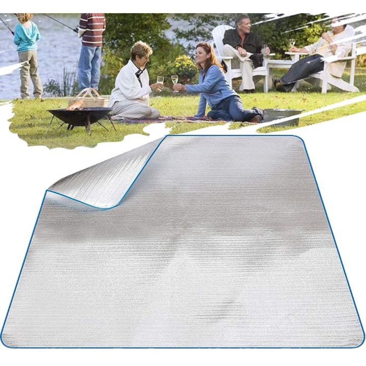 200x200cm Double-side Waterproof Picnic Rug Outdoor Camping Tent Mat ...