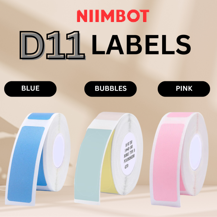 NIIMBOT D11 Series Thermal Label Roll Stickers | Lazada Singapore