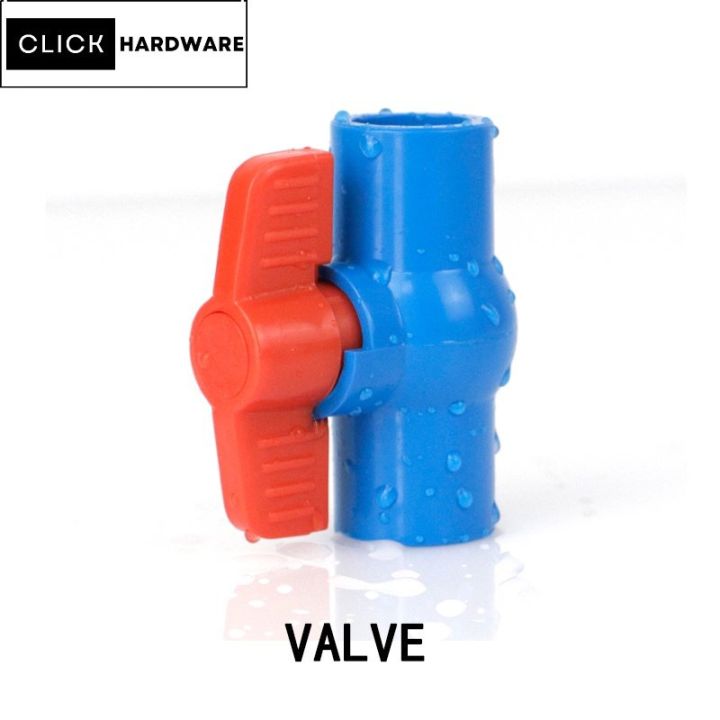 PVC Blue Fittings Ball Valve Plain 1/2" to 1" ClickHardware | Lazada PH