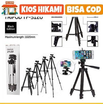 HIKAMI - Weifeng Tripod 3120A - Tripod Ringstar RS 3120A HP dan Kamera Universal + Free Holder U ...