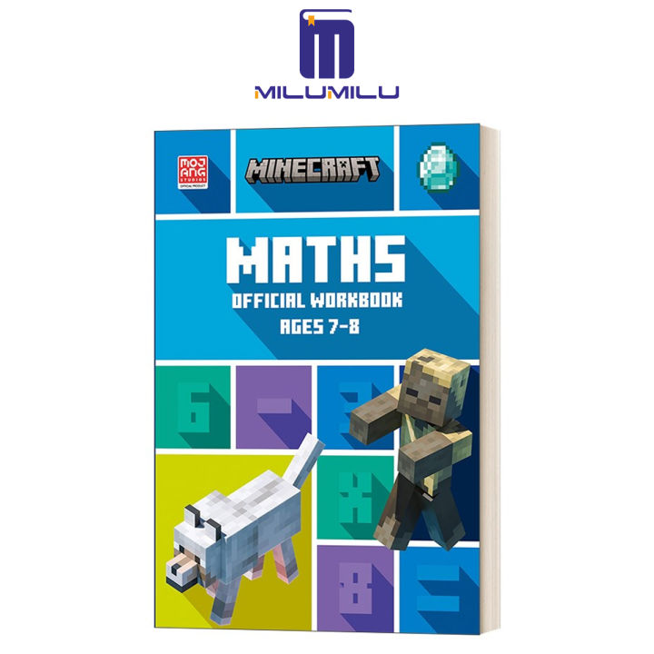 Minecraft Maths Official Workbook Ages 7-8 Original English Books ...