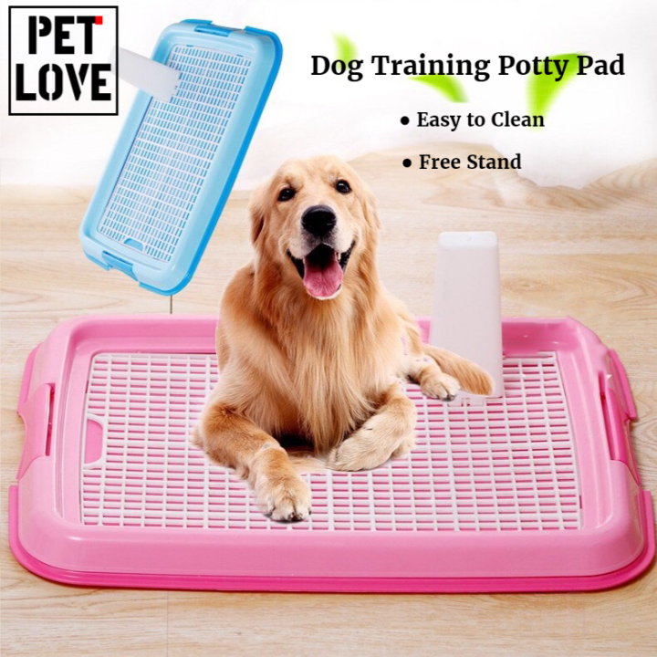 Dog Training Potty Pad (With Stand)Pet Dog Cat Toilet Dog Poop Tray ...