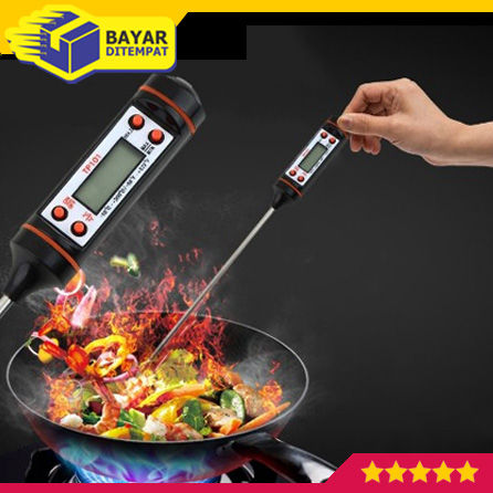 Termometer Thermometer Makanan Suhu Air Makanan Dapur Digital Food ...