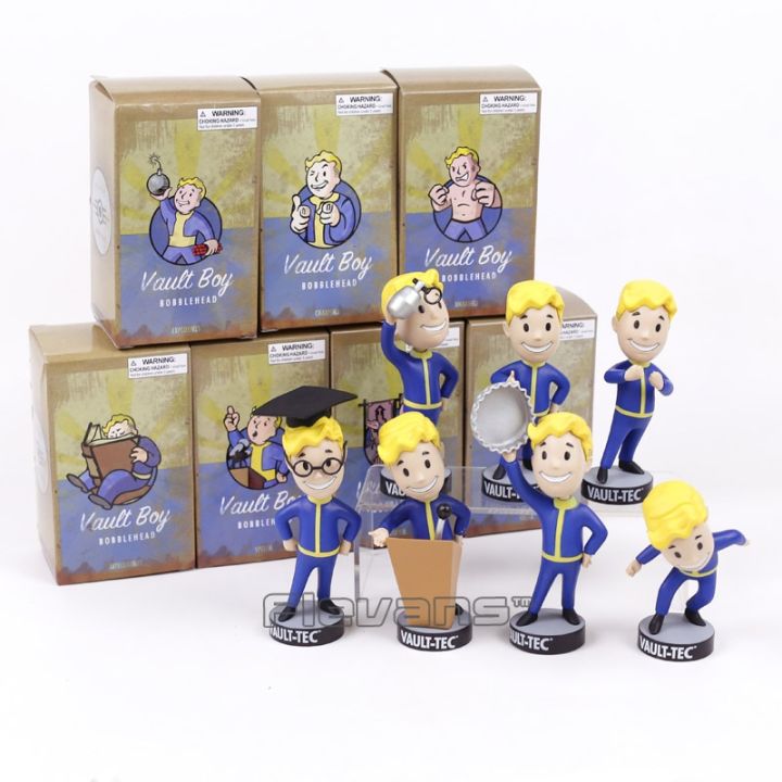 Fallout Vault Boy Bole Head Doll PVC Action Figure Collectible Model ...