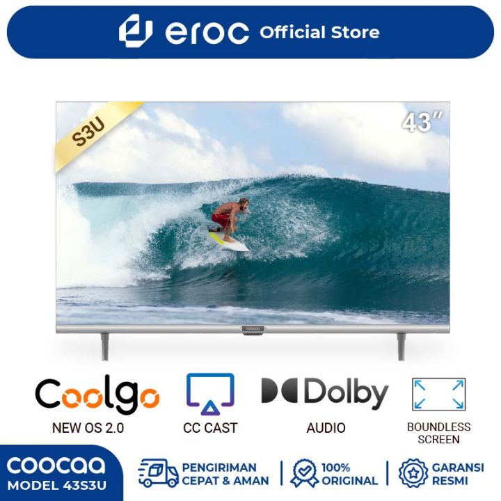 COOCAA - Smart TV 43 inch - Digital TV - OS COOLITA - FHD - Bazel Less ...