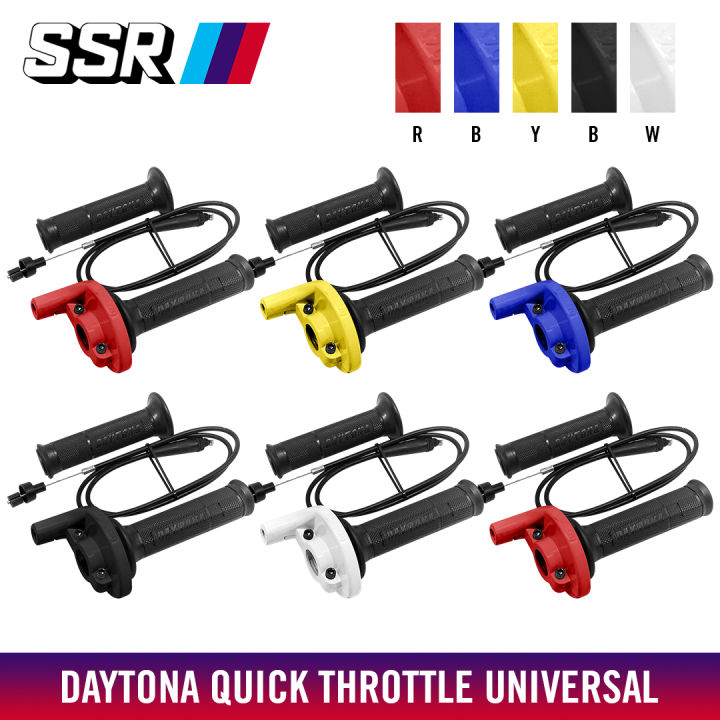 DAYTONA QUICK THROTTLE WITH CABLE & HANDLE GRIP UNIVERSAL MADE IN ...