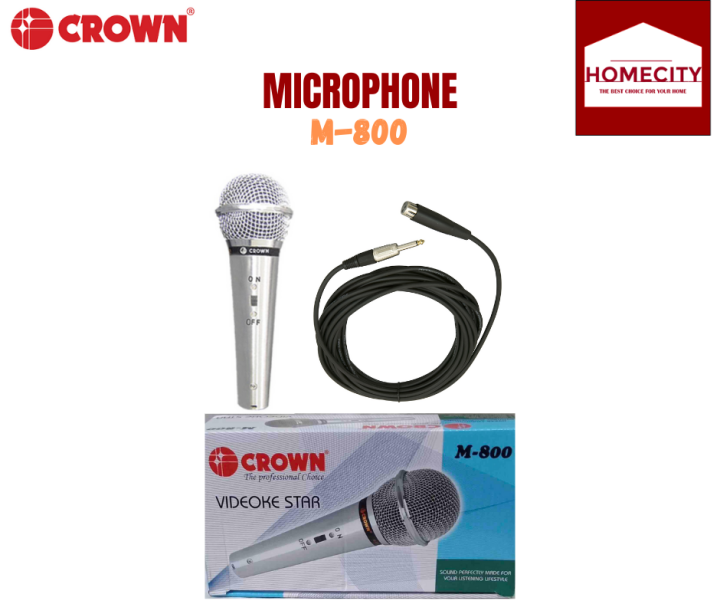 CROWN MICROPHONE M-800 | Lazada PH
