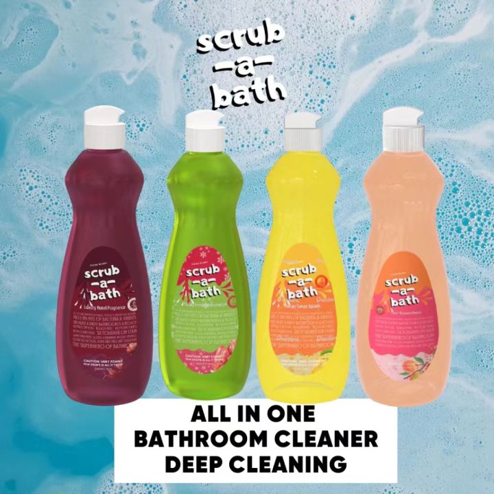 ☂cleanser * Clean Buddy Scrub A Bath All in One Deep Cleaning Bathroom ...