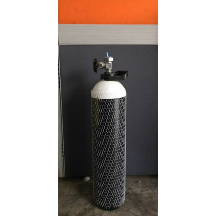 10L STEEL PORTABLE OXYGEN CYLINDER C/W OXYGEN GAS (1.4M3) (1 SET) | Lazada