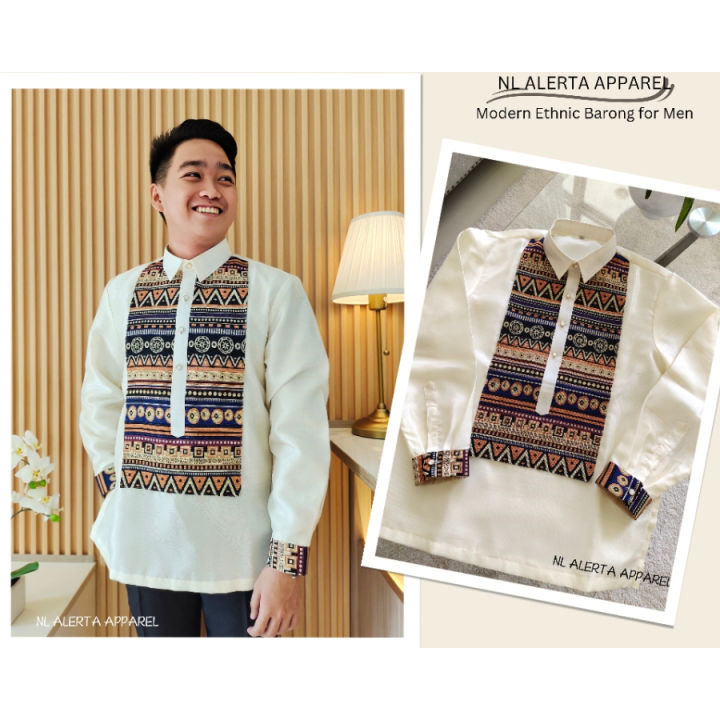 NEW MODERN BARONG FOR MEN ETHNIC DESIGN | Lazada PH