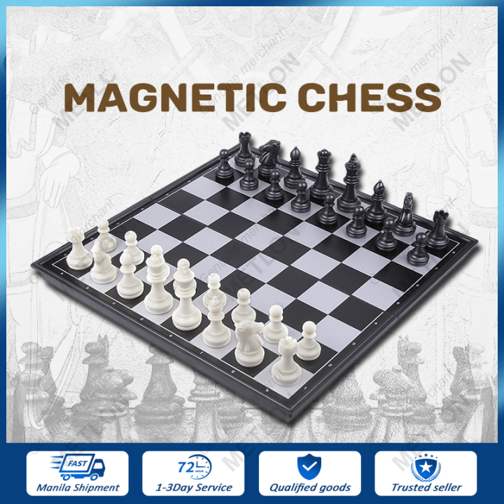 Magnetic foldable wood Chess Set (25x25 CM- 36x36CM ) brain trainning ...