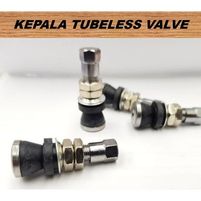 TUBELESS HEAD TUBE NUT Tubeless Valve kepala tubeless air valve stem ...