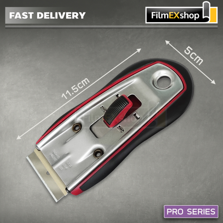 มีดขูดทำความสะอาดกระจก มีดขูดสี มีดขูดลอกฟิล์ม คัตเตอร์ขูดสี เครื่องมือติดฟิล์ม Scraper SCR-47 ...