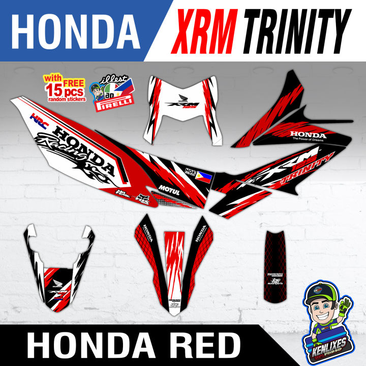 HONDA XRM 125 Trinity Full Body Decals / Sticker 100% Waterproof ...