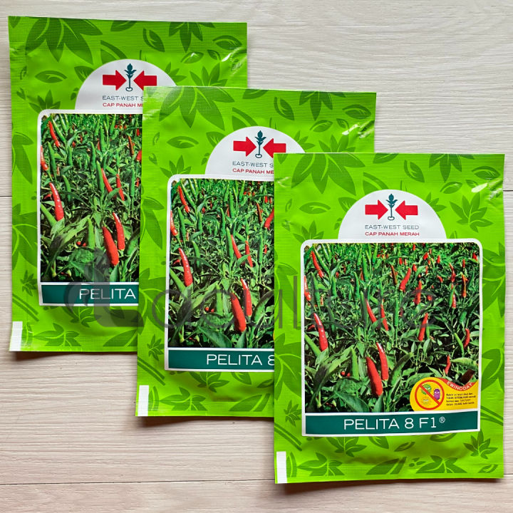 Benih Cabe Cabai Rawit PELITA 8 F1 Isi 350 Butir Cap Panah Merah ...