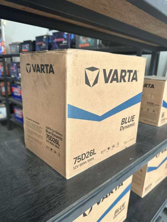 75D26L- 2SM/N50L Varta BLUE Maintenance Free Battery | Lazada PH
