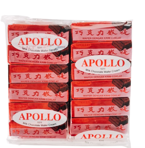 Apollo Milk Chocolate Wafer Cream 24pc | Lazada Singapore
