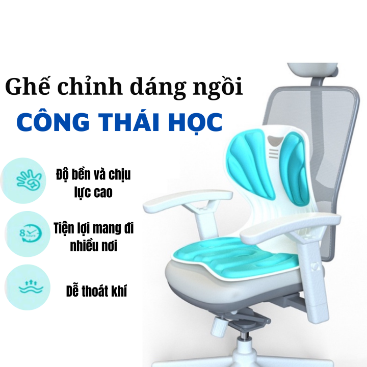 Ghế Điều Chỉnh Tư Thế Chống Gù Lưng Ghế Công Thái Học Chỉnh Dáng Ngồi Đúng Nam Nữ Trẻ Em