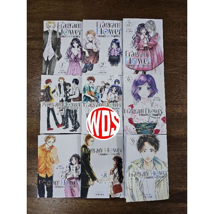 Manga : The Fragrant Flower Blooms With Dignity volume 1-9 (English ...