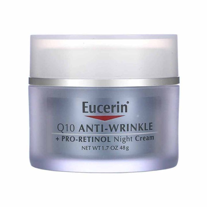 Eucerin, Q10 Anti-Wrinkle + Pro-Retinol Night Cream 48g | Lazada PH
