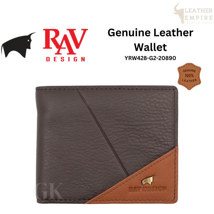 [RAV] Genuine Leather RFID Proctection Wallet (YRW428-G2-20890) | Lazada
