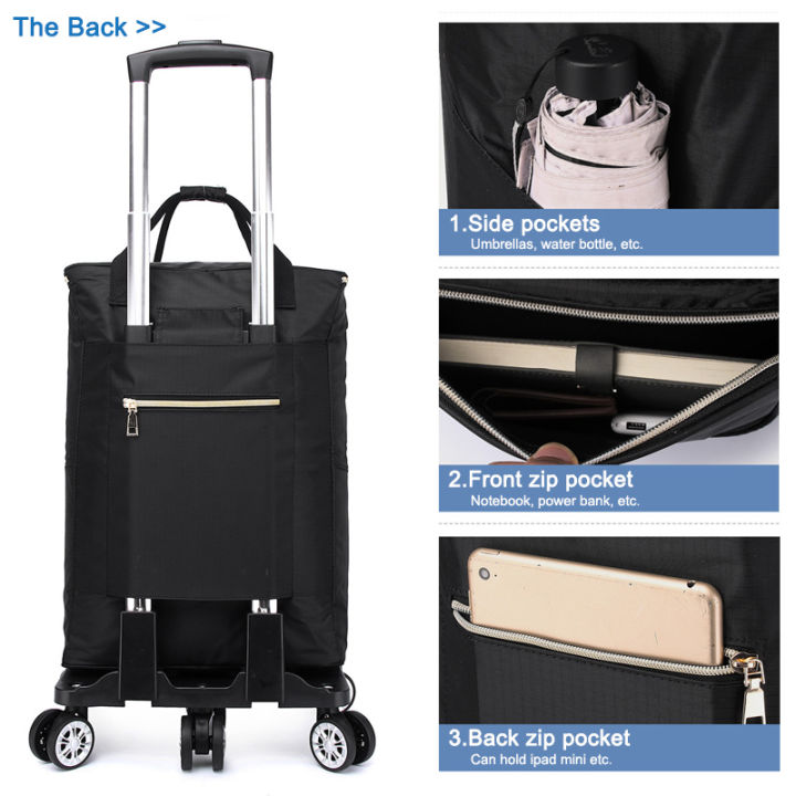 Specool® Fresh Retractable Folding Grocery Shopping Cart Shopping ...