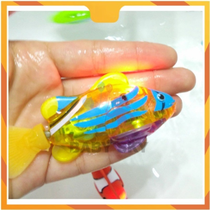Vixplorn Swim Robo Fish Toy Kids Baby Bath Toy Baby Shower Toy Swimming ...