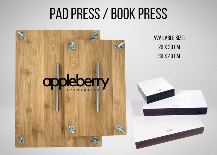 Book Press for notepad, receipt and tracing pad / Pad Press | Lazada PH