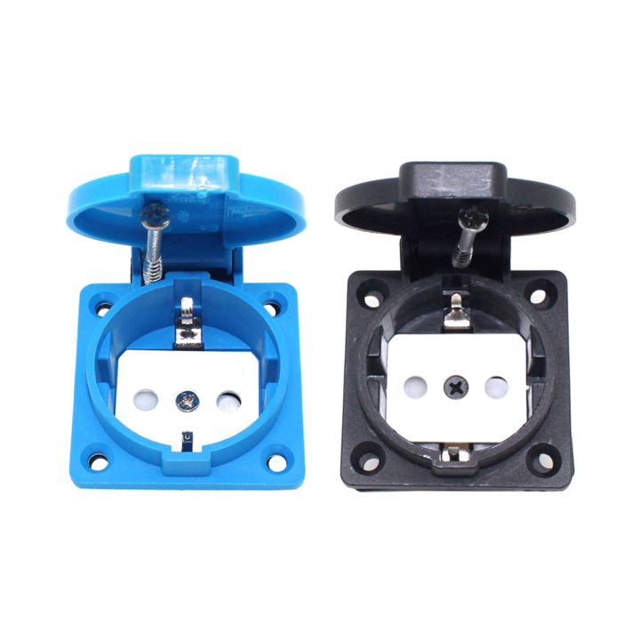Germany Waterproof Power Oulet Industrial Socket With Cover IEC 320 C14 ...