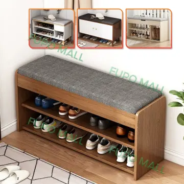 Shoe rack chair bench store