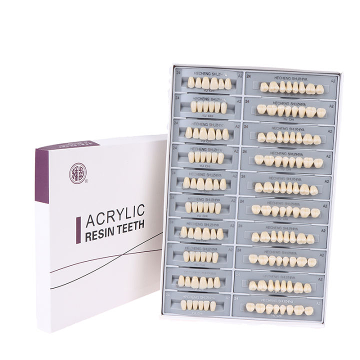5 Sets/Box Dental Synthetic Polymer Teeth Resin Denture Dental Teeth ...