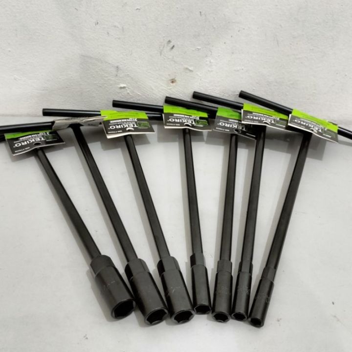 TEKIRO Kunci Shock T Set Lengkap 7mm 9mm 10mm 13mm Kunci Sok Socket ...