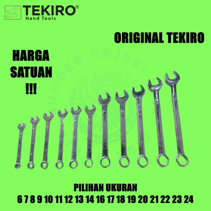 Kunci Ring Pas TEKIRO 6 7 8 9 10 11 12 13 14 15 16 17 18 19 21 22 24MM ...