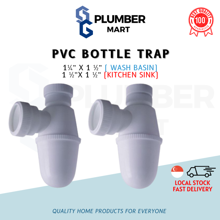 [SG SELLER] PVC Bottle Trap for Wash Basin or Kitchen Sink | Lazada ...