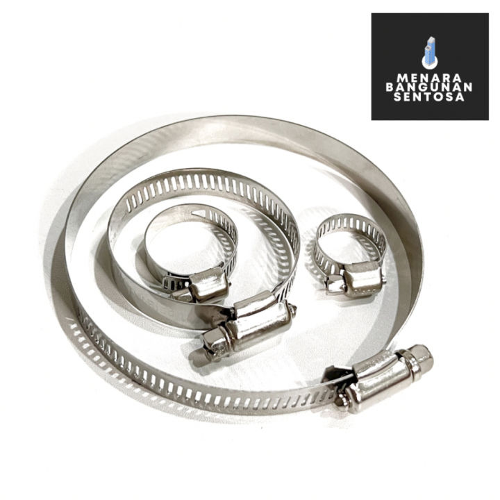 Klem Selang Stainless Bison 1 Inch - Hose Clamp Stainless Steel ...