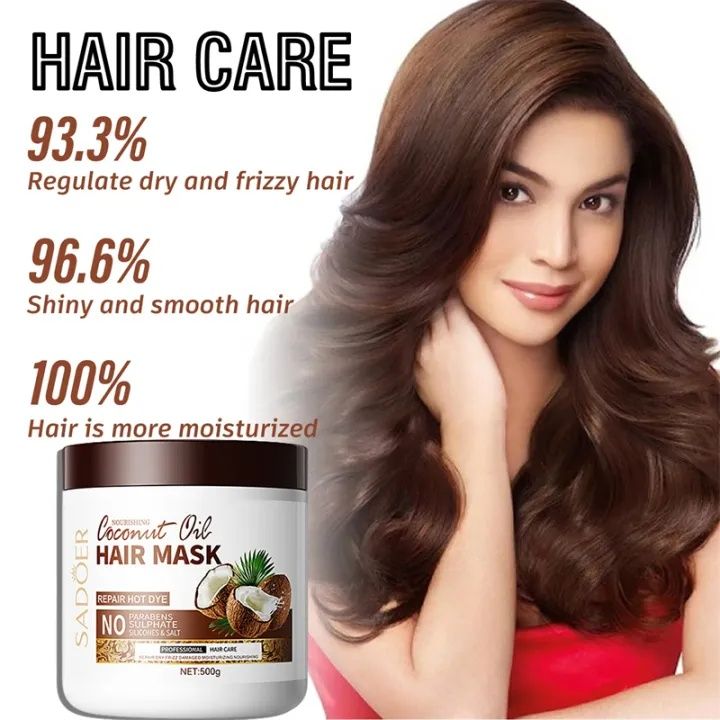 SADOER Coconut Hair Mask: Nourishing Creamsilk Conditioner and ...