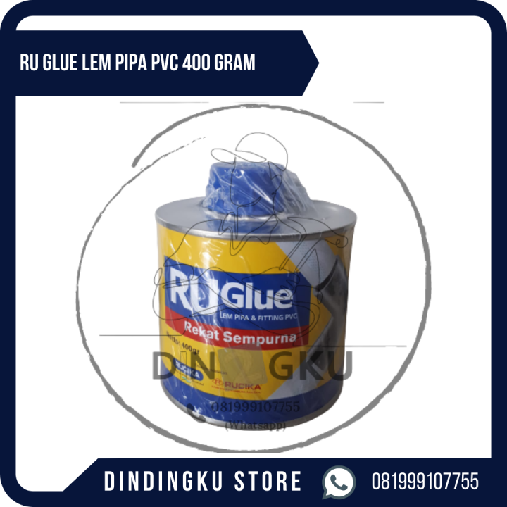 Rucika RU Glue Lem Pipa PVC 400 Gram | Lazada Indonesia