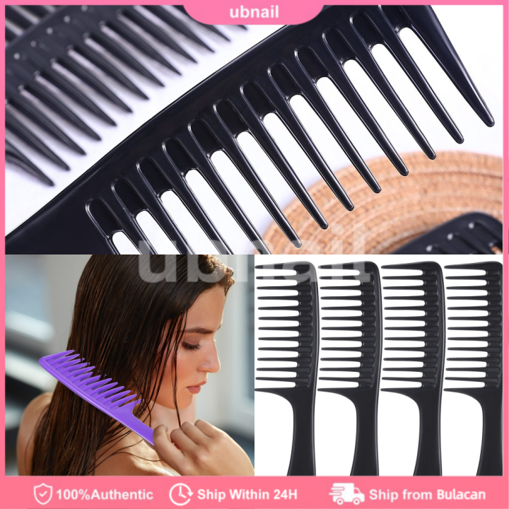 1 Pieces of 9 1/2 Inches Anti-static Large Tooth Detangle Comb Wide ...