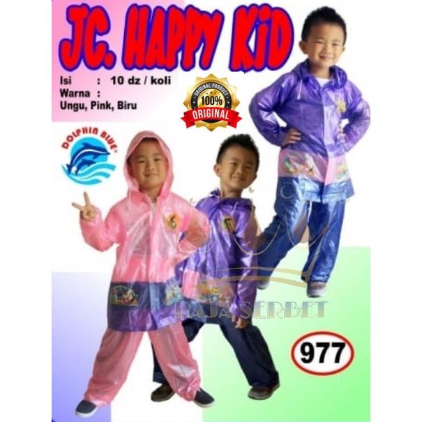 IDOLMART Jas Hujan Anak Setelan JC Happy Kid 977 | Lazada Indonesia