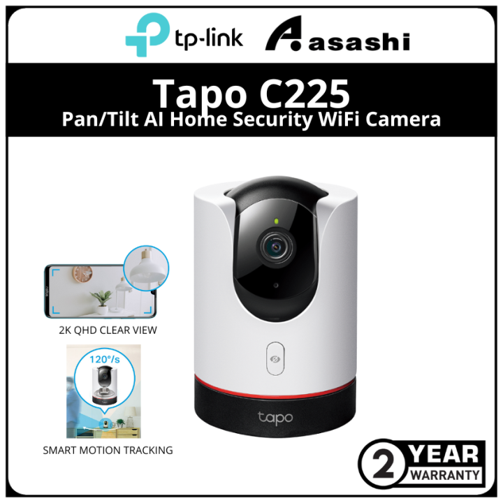 Tp-link Tapo C225 Home Security Network Wi-Fi IP Camera CCTV/Pan/Tilt AI Home Security Wi-Fi ...