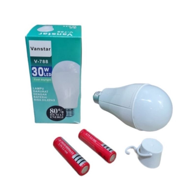 Lampu Emergency Ajaib 30 watt Vanstar V-788 Otomatis | Lazada Indonesia
