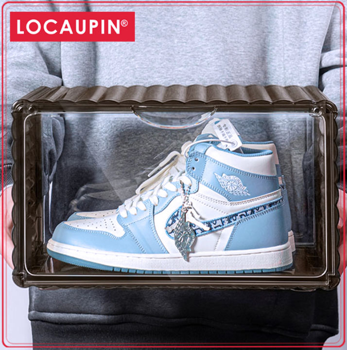 Locaupin High-Quality Stackable Transparent Shoes Storage Cabinets Box ...